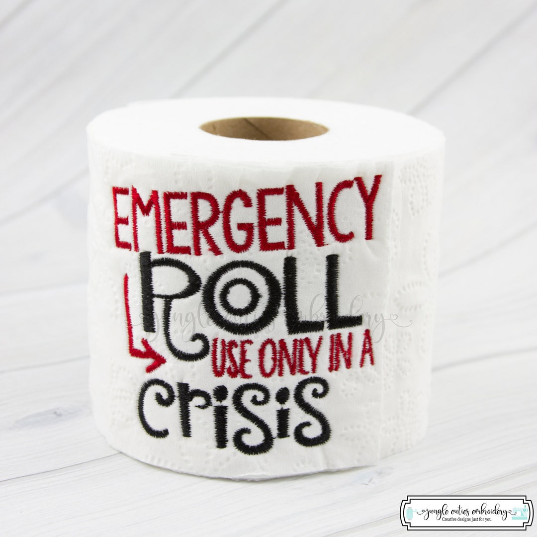 Emergency Roll Use Only in A Crisis Toilet Paper (TP007) I Christmas ...