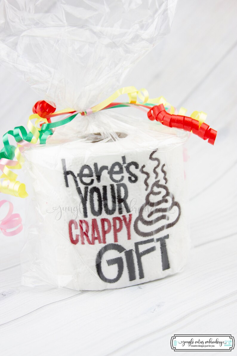Here's Your Crappy Gift Toilet Paper (TP008) I Christmas Gag Gift ...