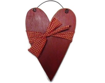 Primitive heart | Etsy