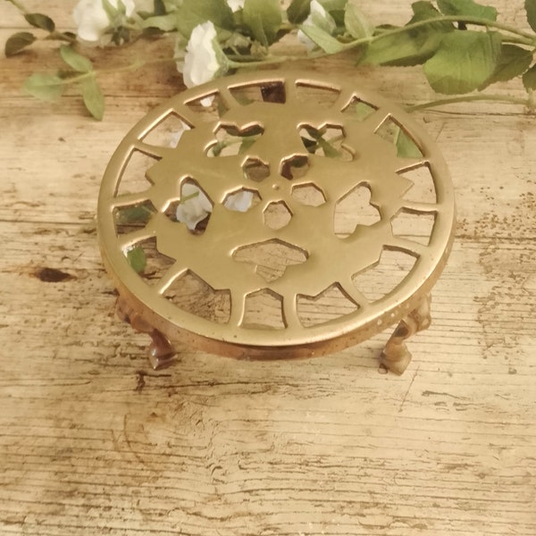 Brass Trivet - Etsy