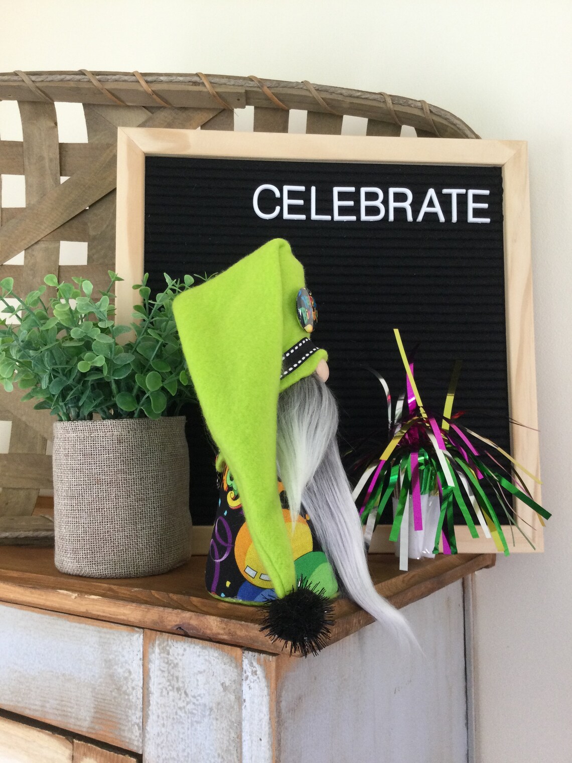 Birthday Gnome Celebrations Gnome Gnome Tiered Tray Decor | Etsy