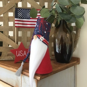 Patriotic Gnome USA Gnome Independence Day Gnome Fourth of - Etsy