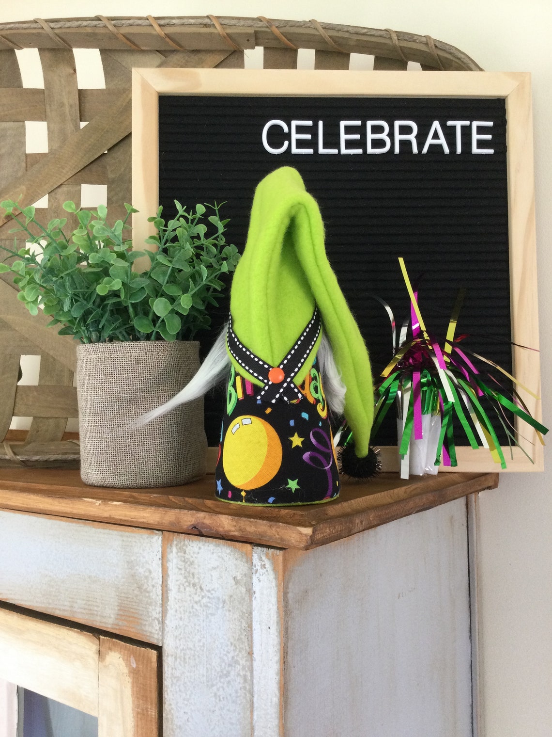 Birthday Gnome Celebrations Gnome Gnome Tiered Tray Decor - Etsy