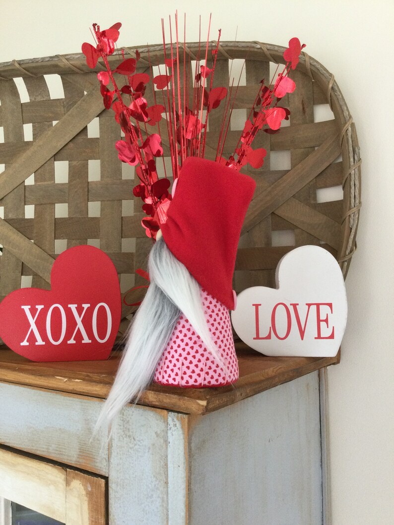 Valentines Day Gnome Valentine Gnome Tiered Tray Decor - Etsy