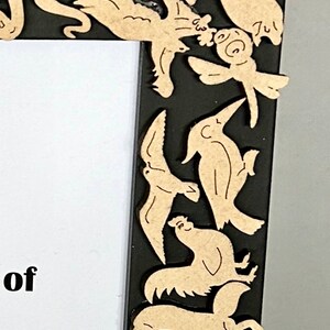 Wooden Animals Photo Frame - Etsy
