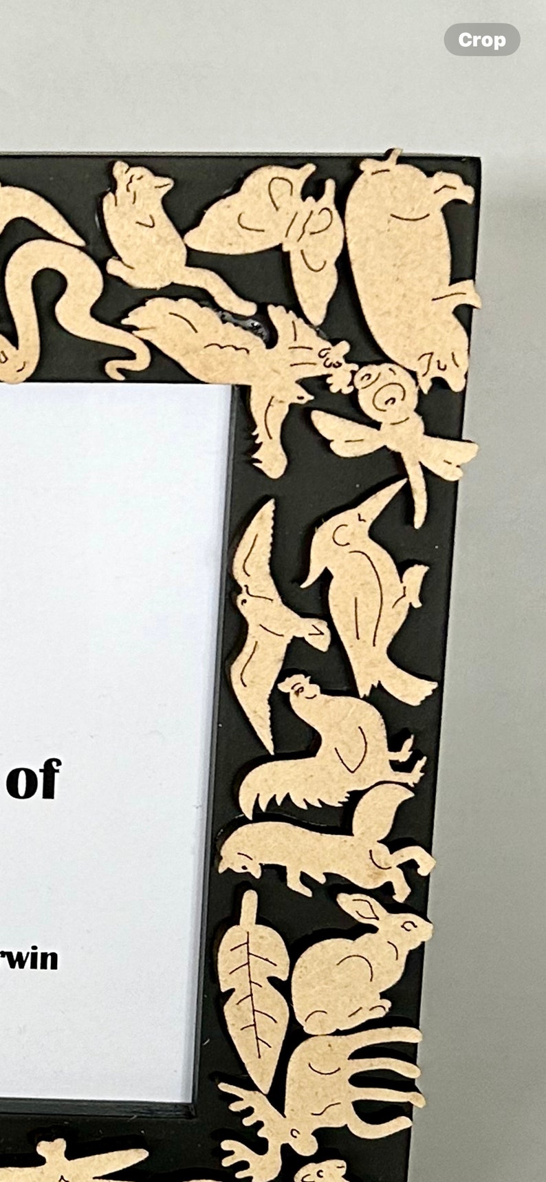 Wooden Animals Photo Frame - Etsy