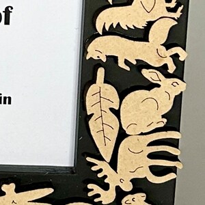 Wooden Animals Photo Frame - Etsy
