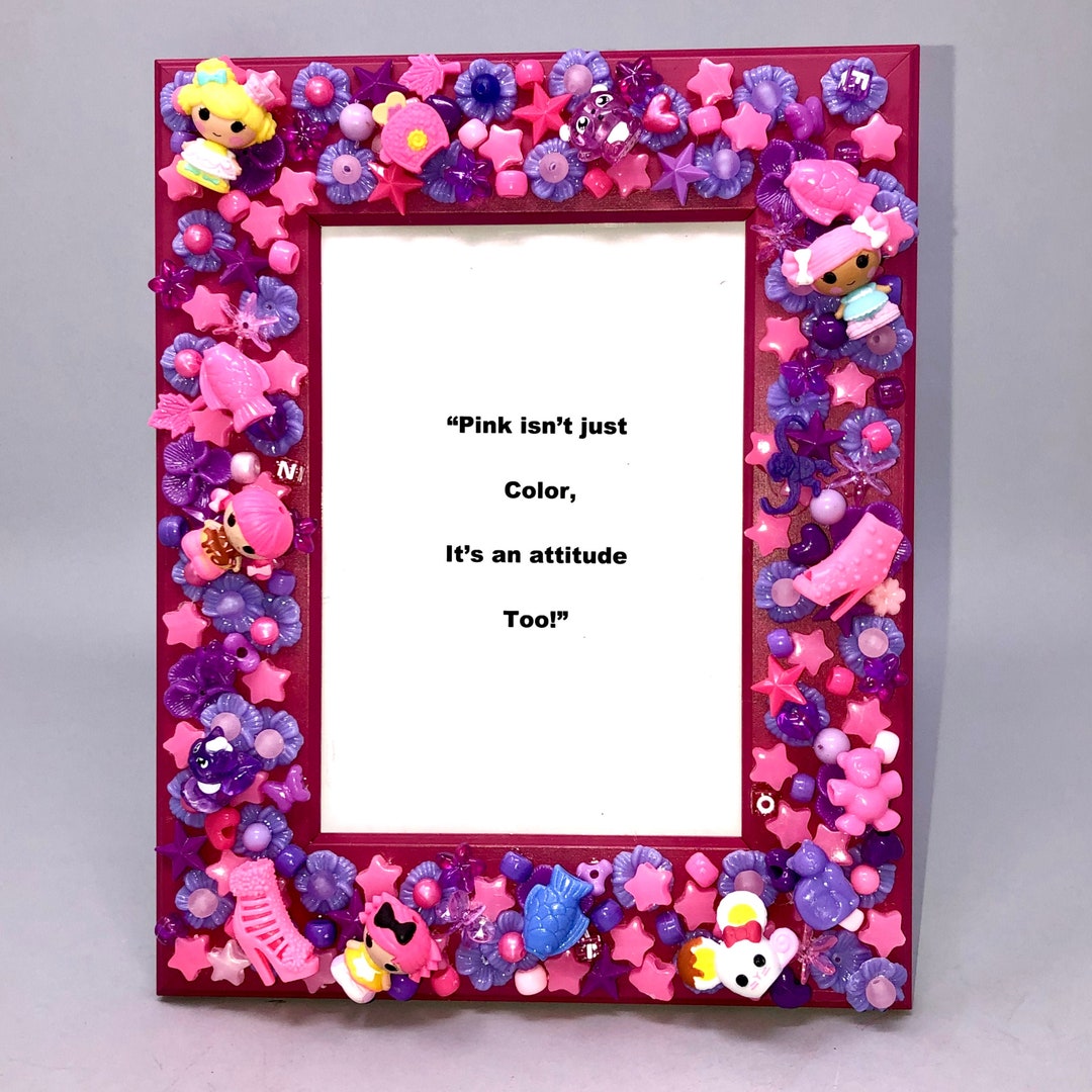 Barbie Pink Little Girl Photo Frame - Etsy