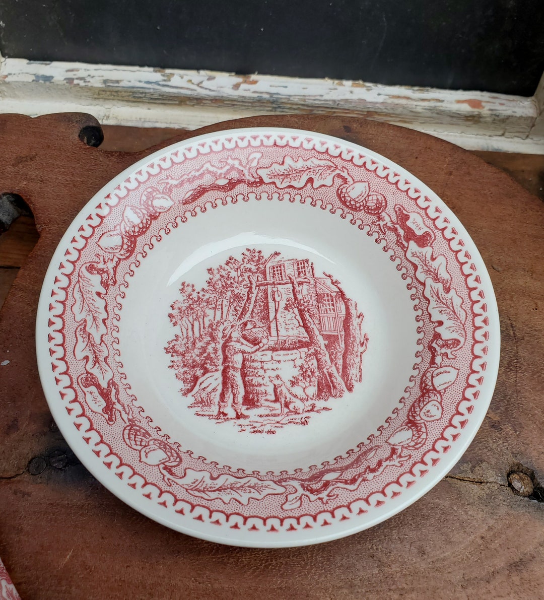 Vintage Transferware Bowls, Memory Lane Berry Bowls, Farmhouse Decor ...