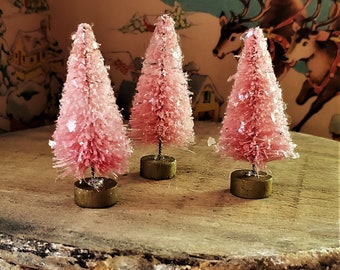 Pink Bottle Brush Trees - Etsy