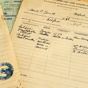 Antique US Customs Forms: 1920s Ephemera for Junk Journals - Etsy