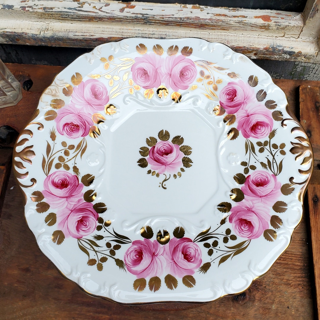Vintage Grosvenor Bone China Serving Platter - Etsy