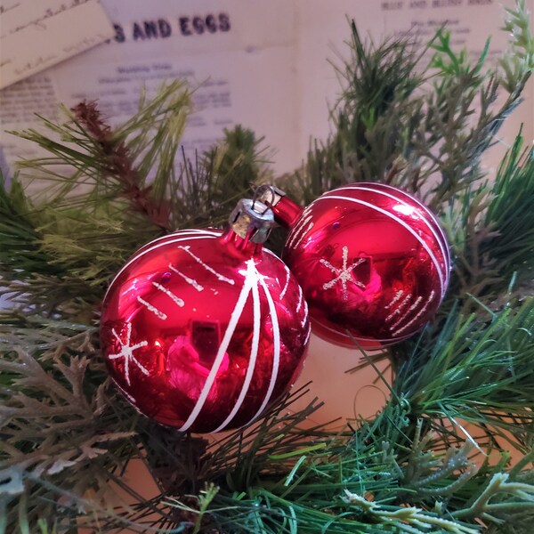 Red Mercury Glass - Etsy