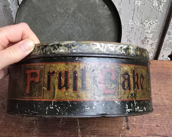 Vintage Advertising Tin, Large 1920s Banner Coconut Bulk Tin Can ...