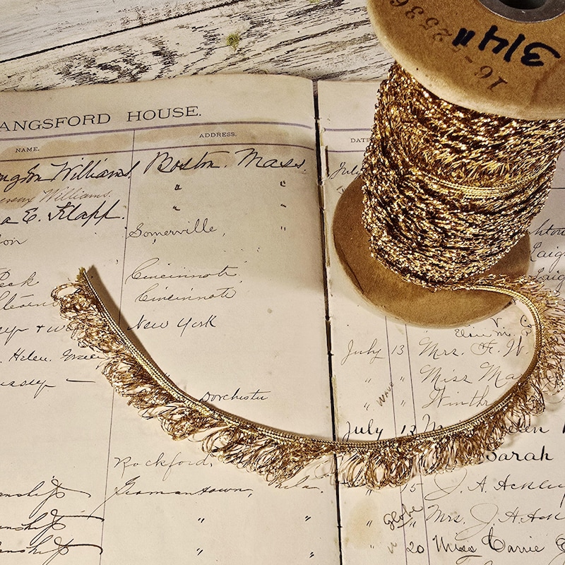 Gold Metallic Loop Fringe - Etsy