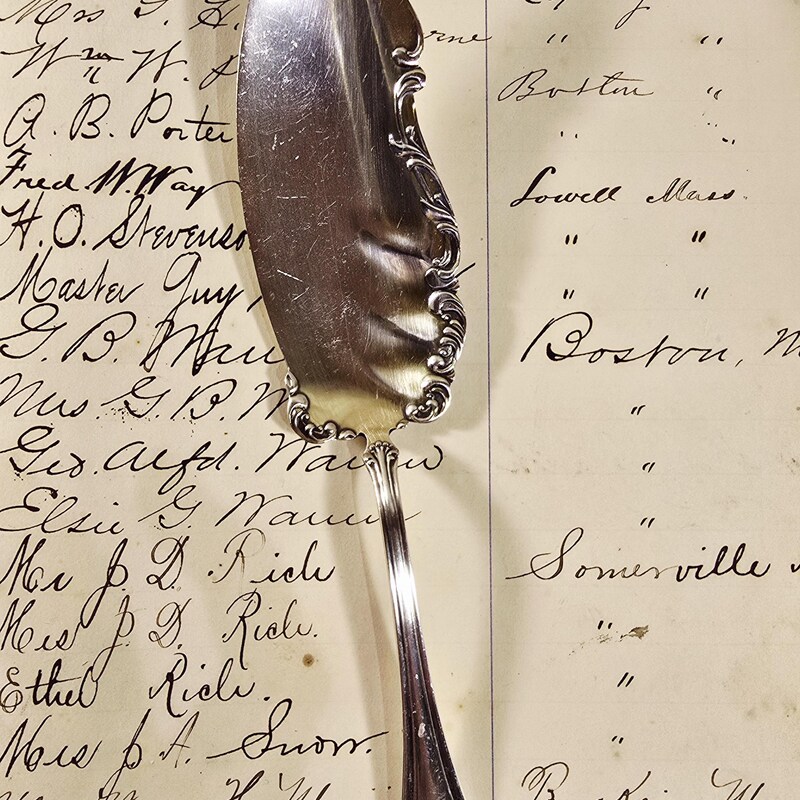 Silver Fish Slice Antique - Etsy