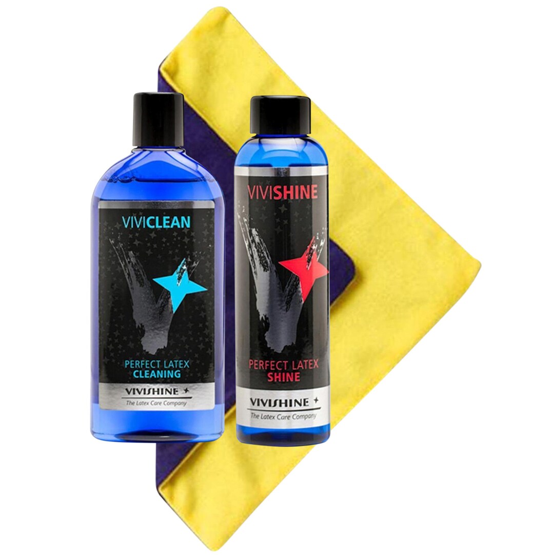 Vivishine Latex Care 150ml Vivishine 250ml Viviclean & Viviwipe Combo ...