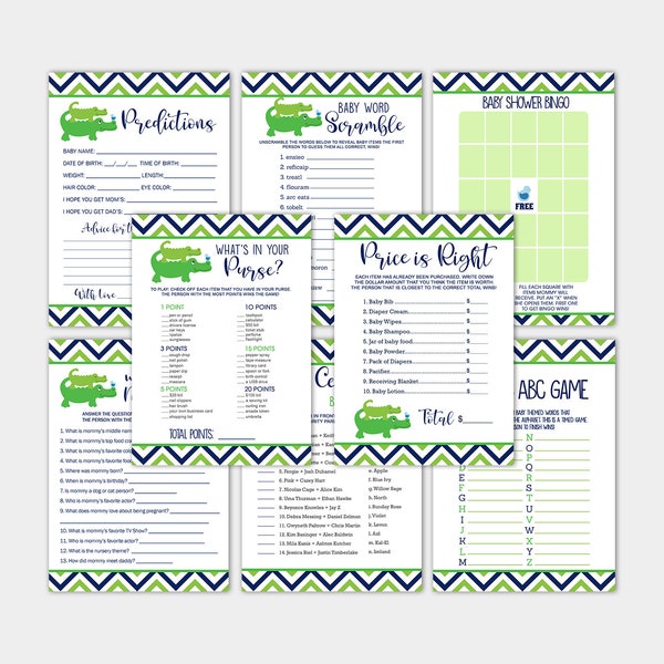 Alligator Shower - Etsy