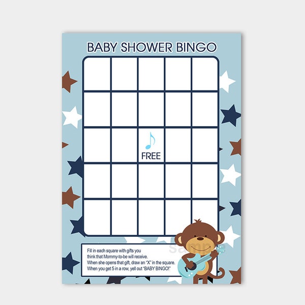 Rockstar Monkey - Etsy