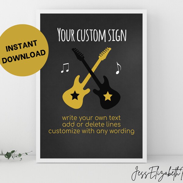 Rock Star Party - Etsy