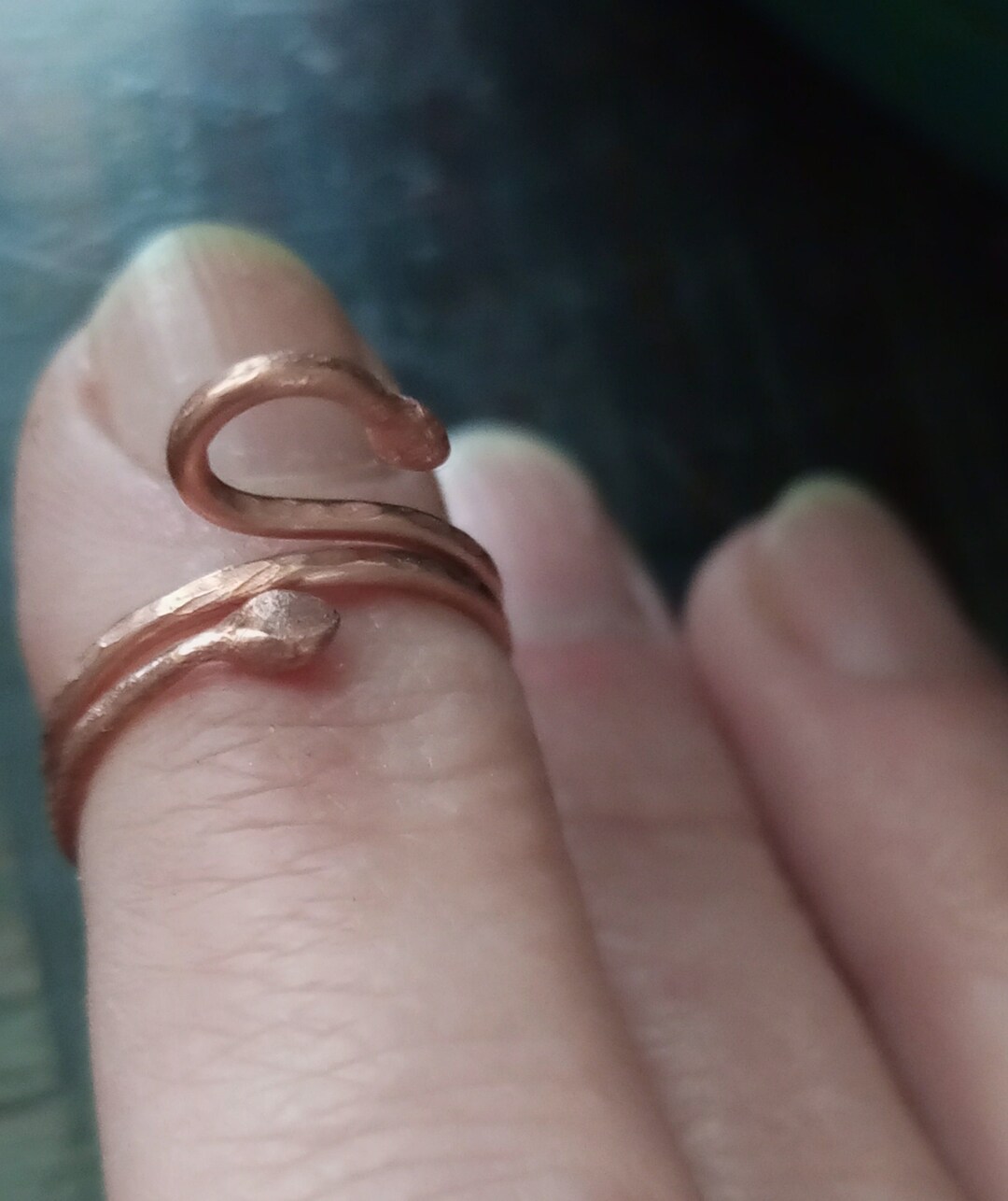 Knitting Ring for Left Handers-crochet Ring-yarn Guide Ring-handmade ...