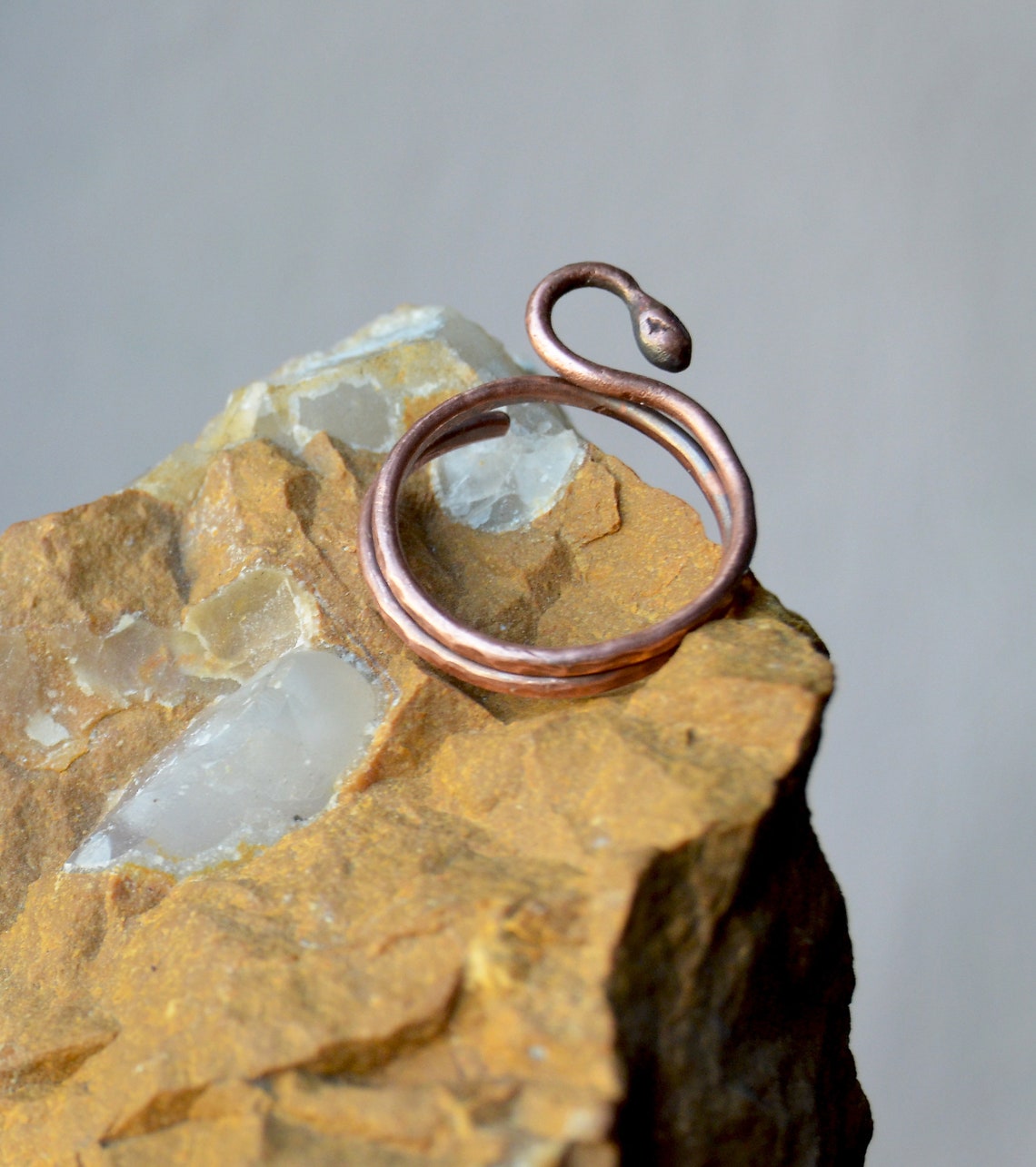 Knitting Ring-crochet Ring-yarn Guide Ring-copper-handmade - Etsy