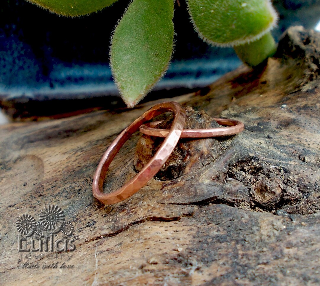 Kupfer Ring-Arthritis RingGehämmerter Heller Kupfer - Etsy.de