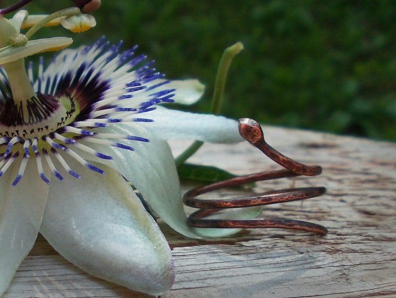 Snake Copper Ring-adjustable Copper Ring - Etsy