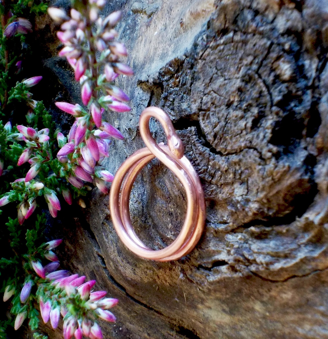 Knitting Ring-crochet Ring-yarn Guide Ring-copper-handmade - Etsy