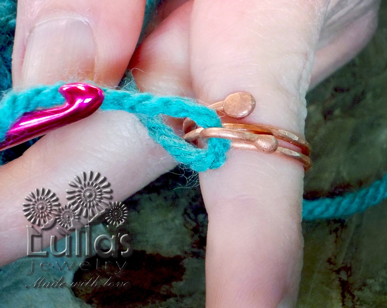 Knitting Ring-crochet Ring-yarn Guide Ring - Etsy