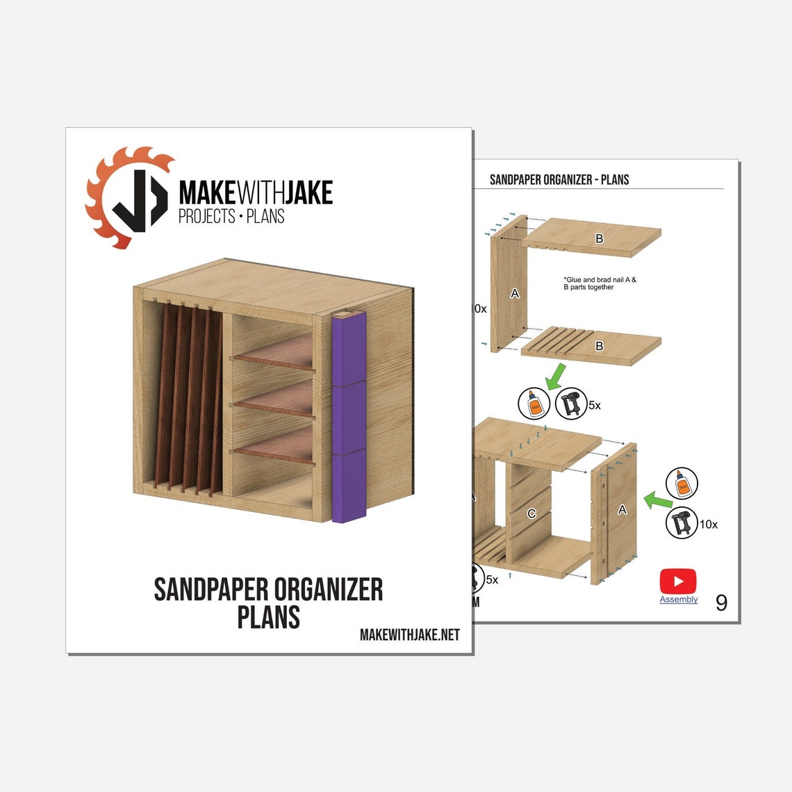 Sanding Cabinet Woodworking Plans - FREE 3D File! - Easy-to-follow PDF ...