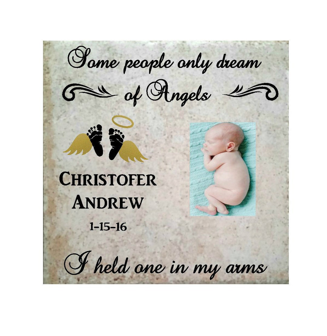 Infant Loss Frame TILE, Personalized Baby Loss Memorial, Baby ...