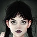 Wednesday Addams Instant Download Portrait Art Print Wall Art - Etsy