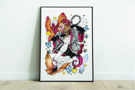 Magical NPC ACNH Flick Art Print | Etsy UK