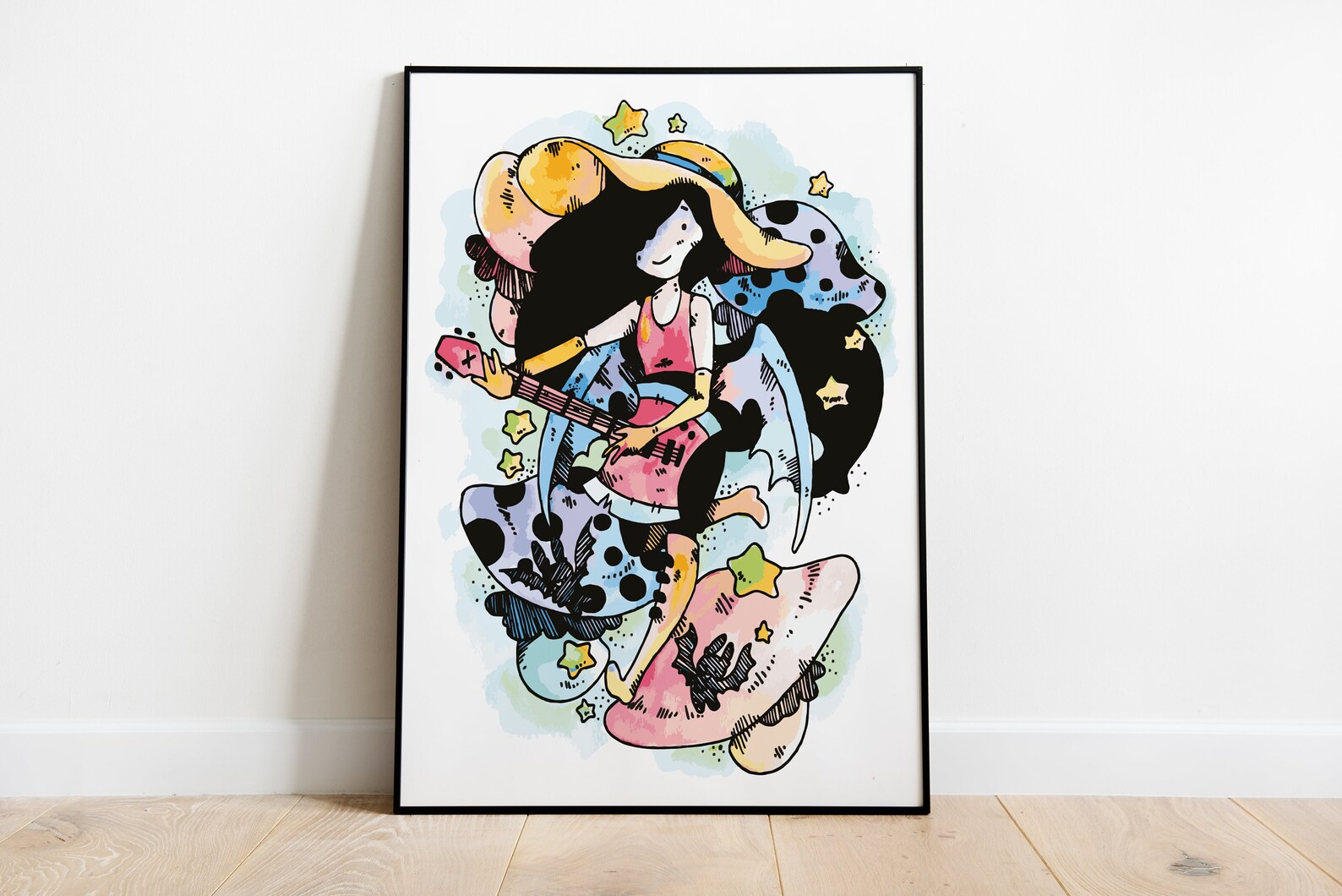 Watercolour Marcelline Digital Art Print | Etsy