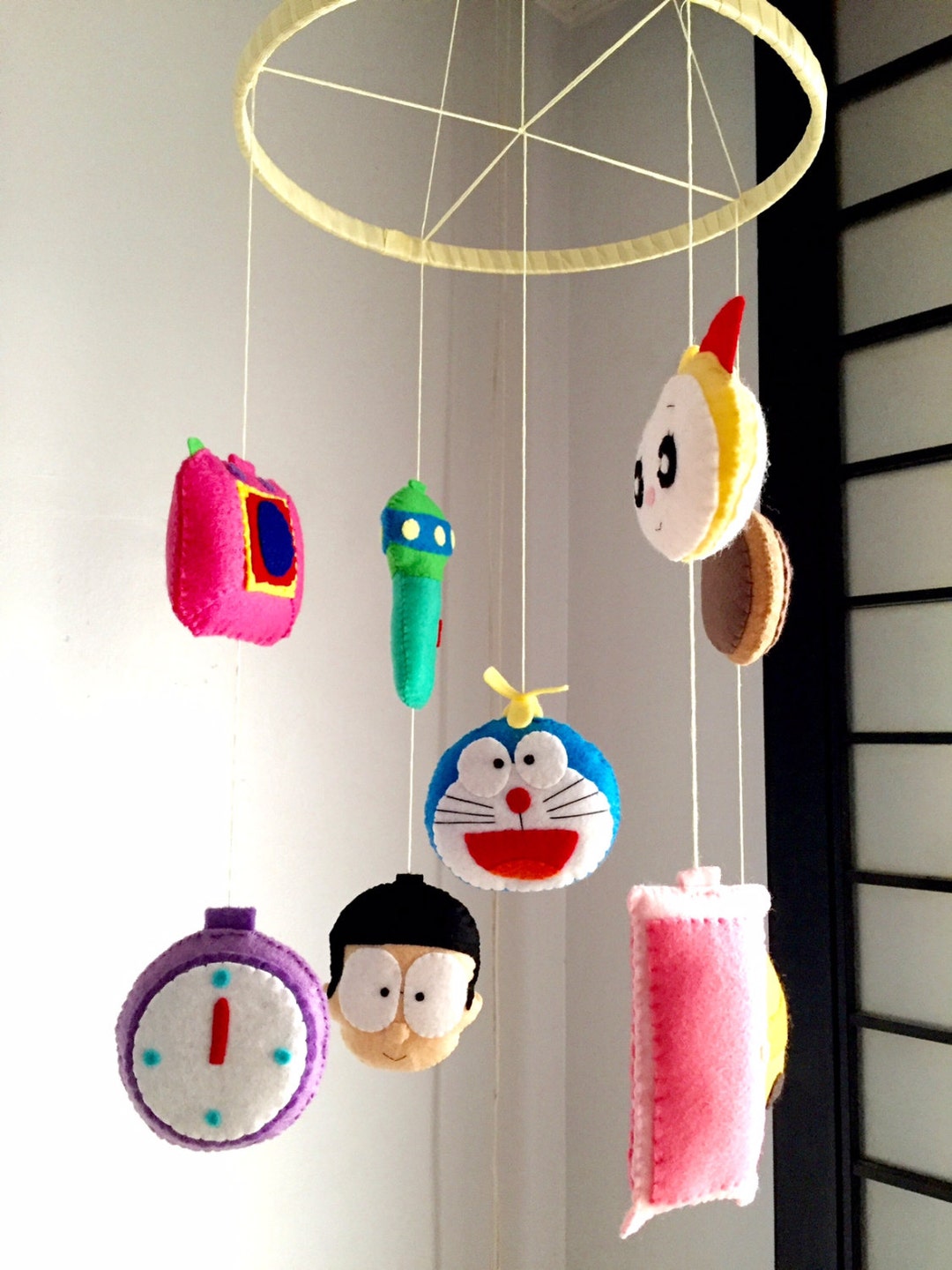 Doraemon Theme Baby Mobile - Etsy
