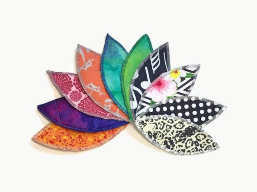 Grab Bag Set of 5 Reusable Interlabial Pads Choose Absorbency, Feminine ...