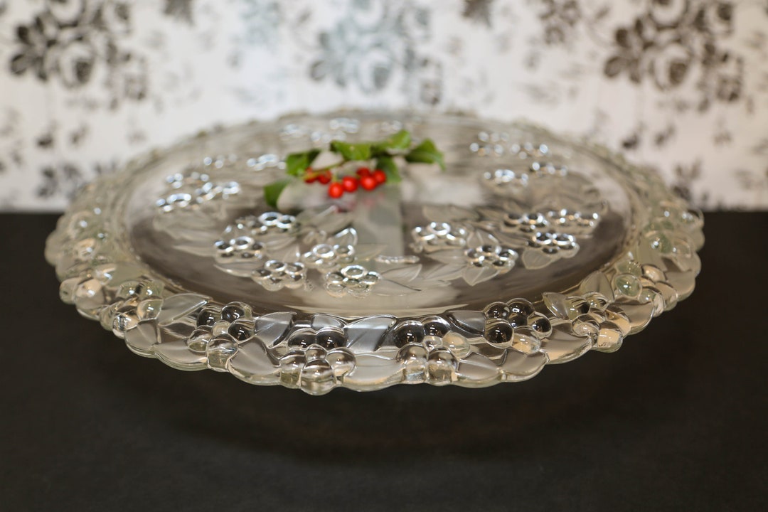 Mikasa Walther Crystal Carmen 13" Cake Stand Pedestaled - Etsy