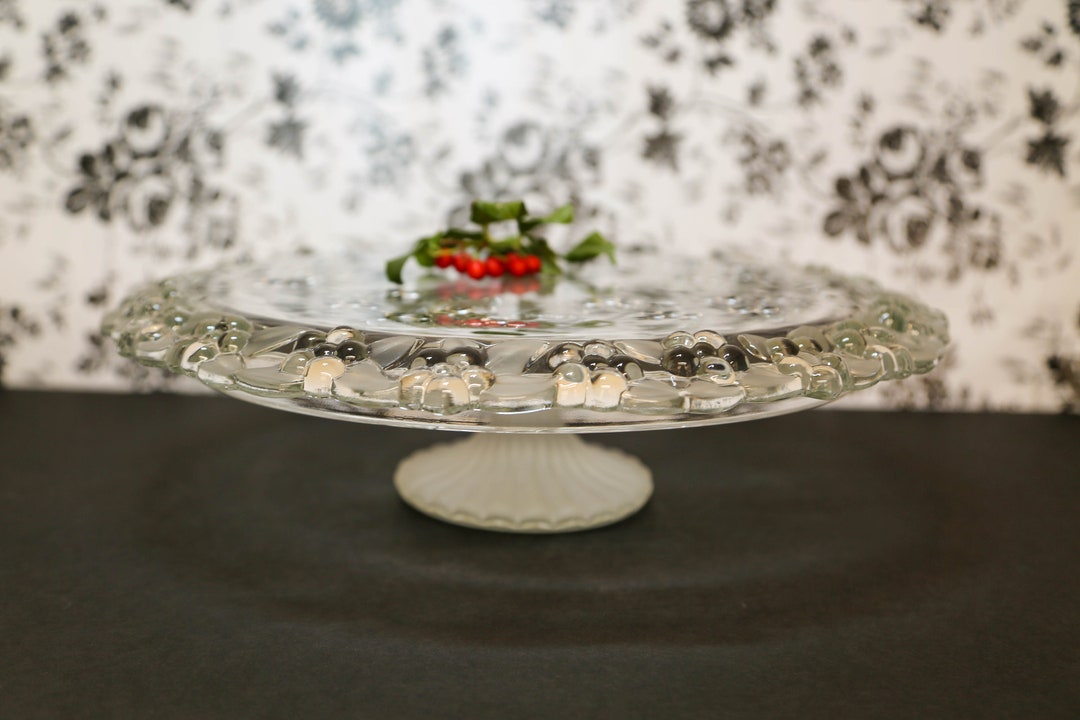 Mikasa Walther Crystal Carmen 13 Cake Stand Pedestaled - Etsy