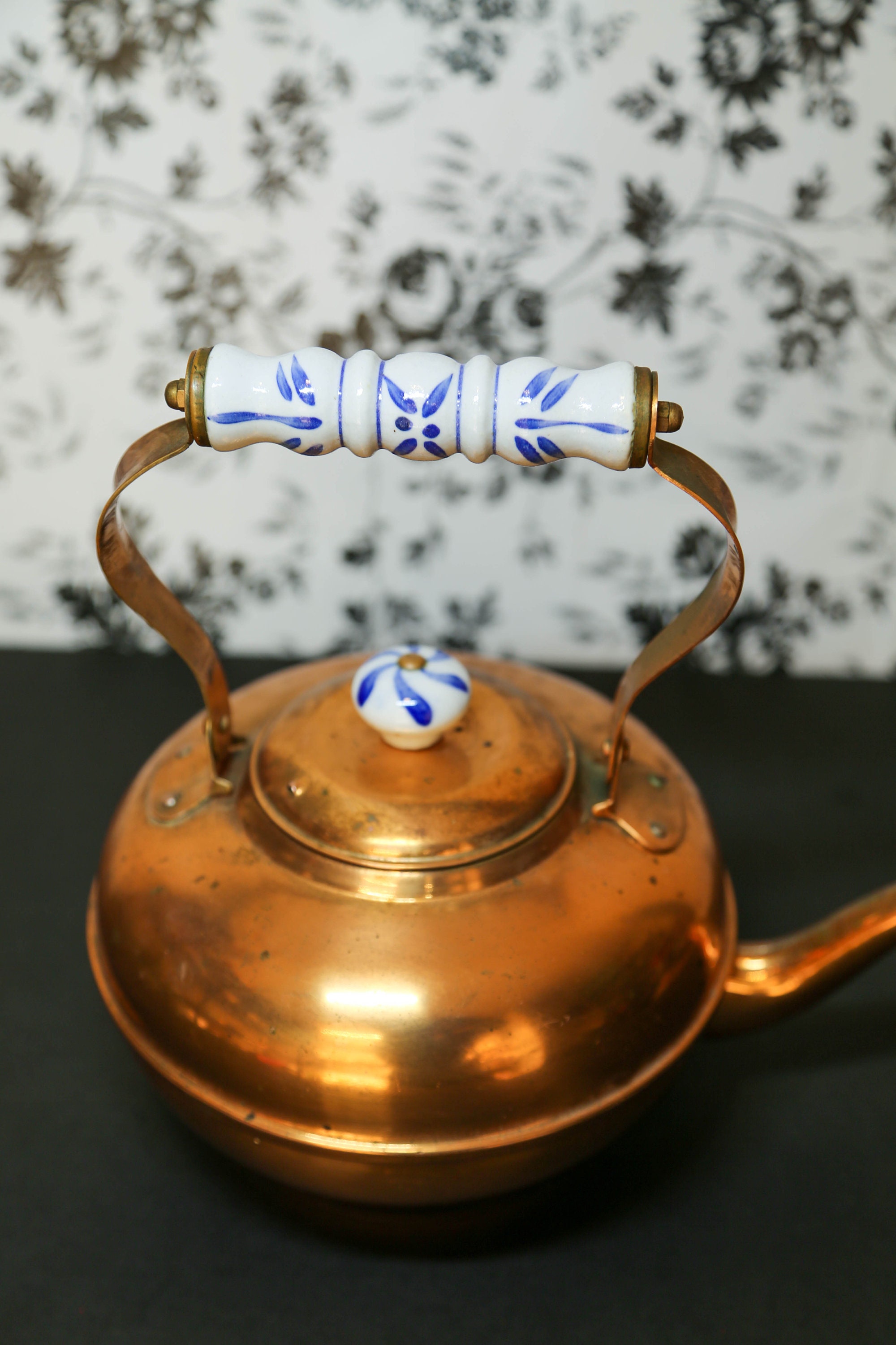 Vintage Copper Tea Kettle/metal Coffee Pot/removable - Etsy