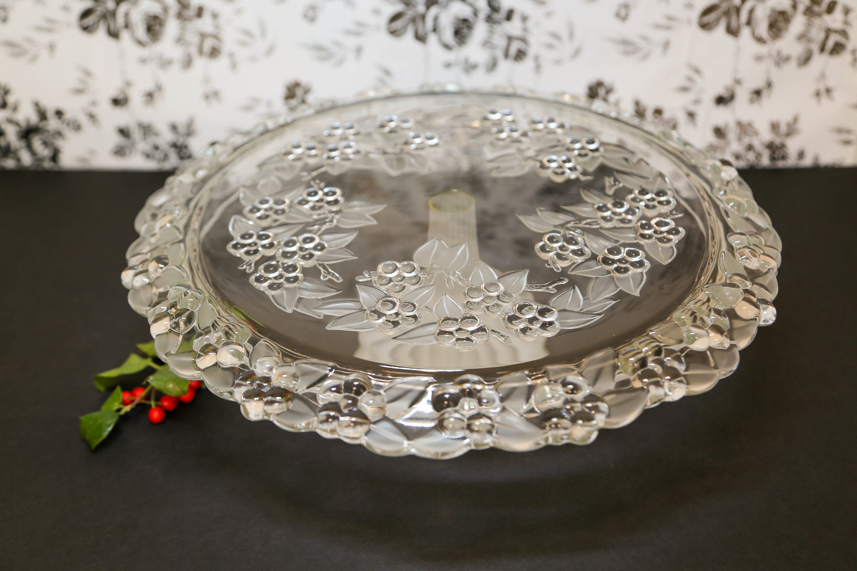 Mikasa Walther Crystal Carmen 13" Cake Stand Pedestaled - Etsy