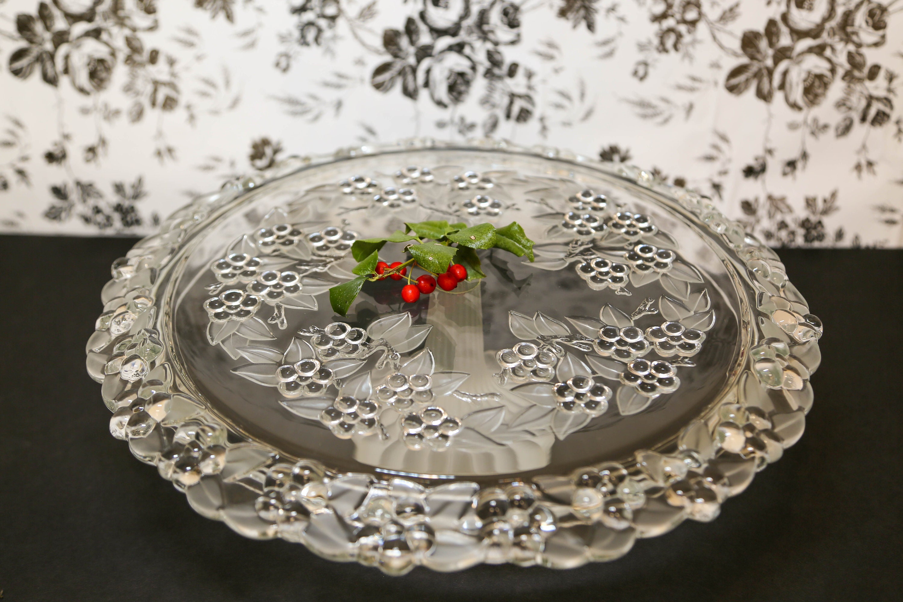 Mikasa Walther Crystal Carmen 13 Cake Stand Pedestaled - Etsy