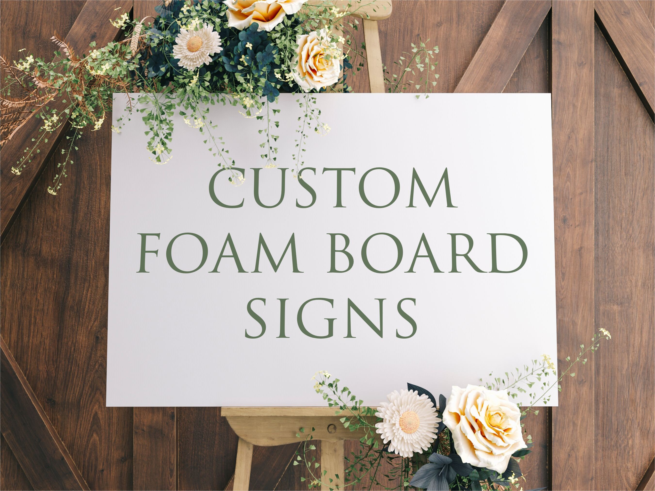 NEW Foam Board Wedding Welcome and Seating Chart Signs - Etsy
