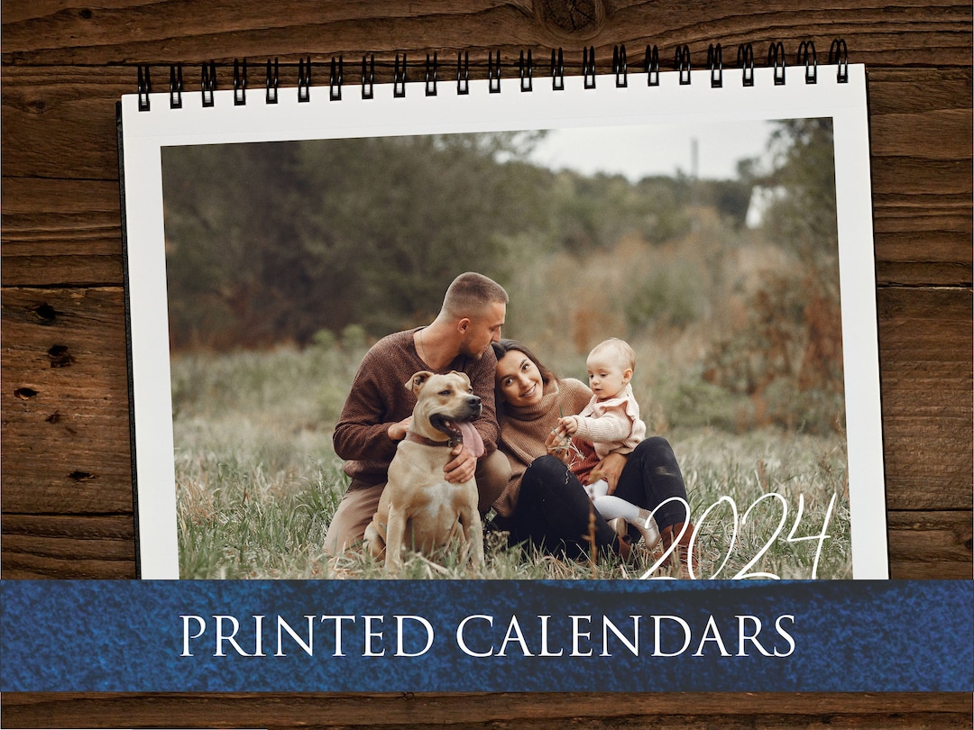Custom Calendar With Your Own Photos (bulk Discounts Available) - Etsy