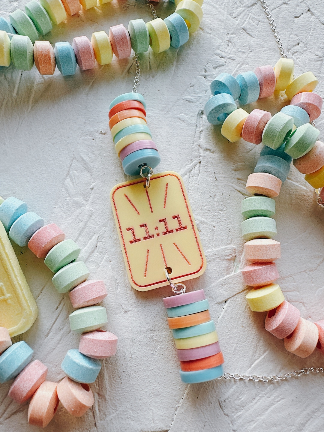 Acrylic Candy Watch Necklace, Sweets Necklace, Candy, Sweets, Plastic ...