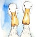 Indian Runner Ducks Print, 10 X 12 Inch, Limited Edition Print, Duck ...