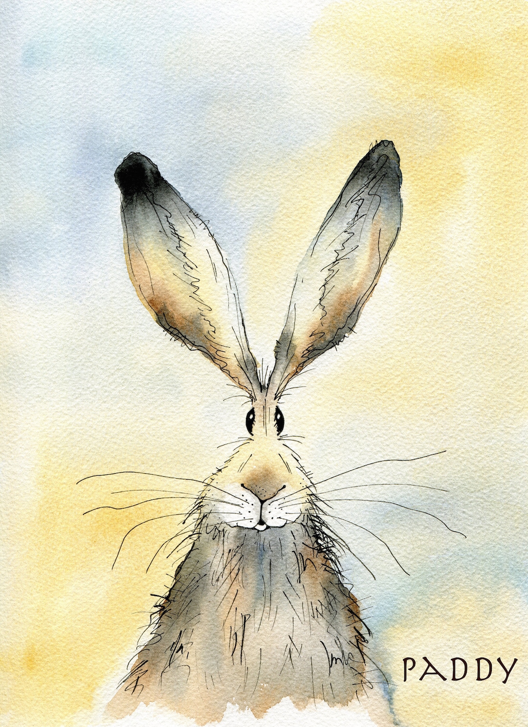 TWO Hare Prints OFFER Two Limited Edition Hare Prints Hare - Etsy