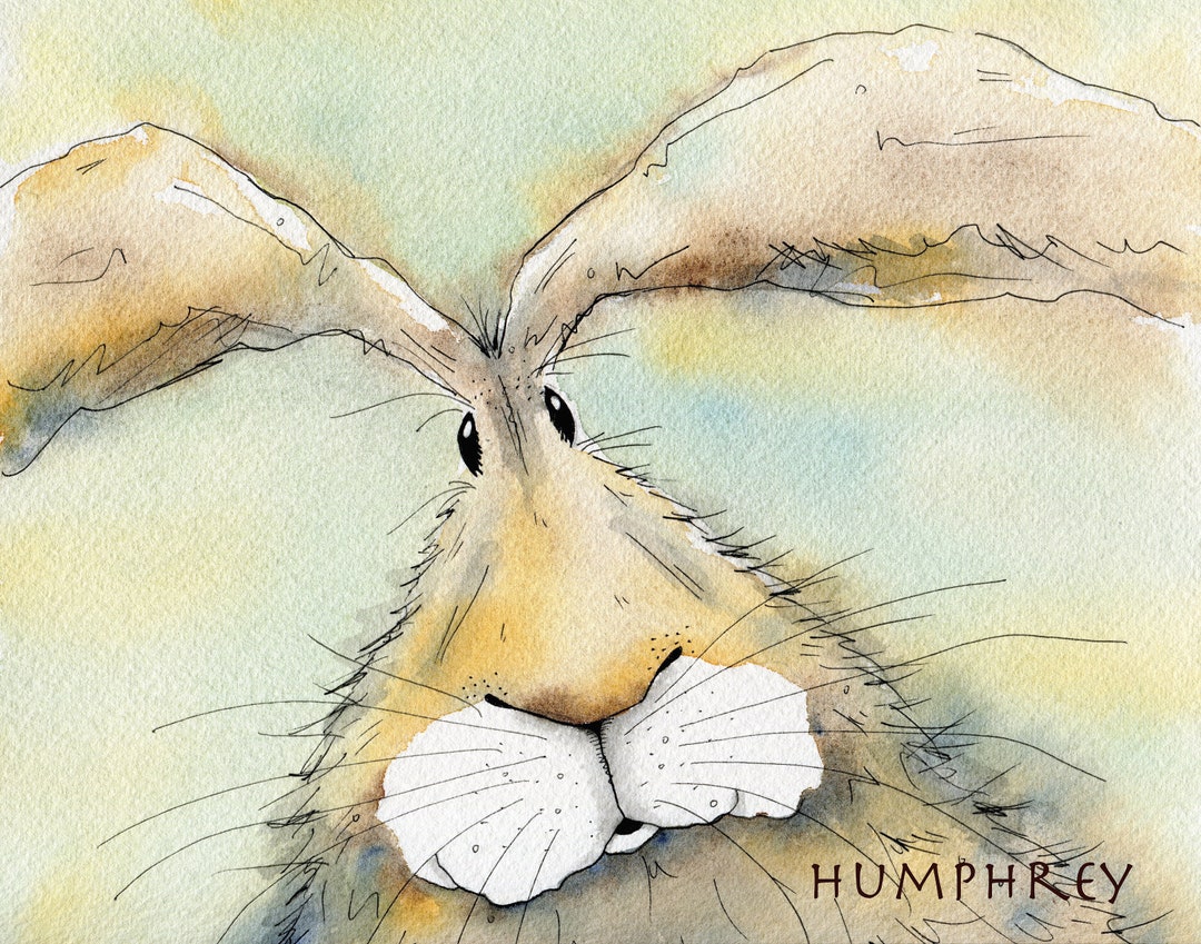 TWO Hare Prints, OFFER Two Limited Edition Hare Prints, Hare Print ...