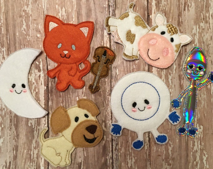 Felt Board Nursery Rhyme Set: 5 Little Monkeys Swinging in the - Etsy