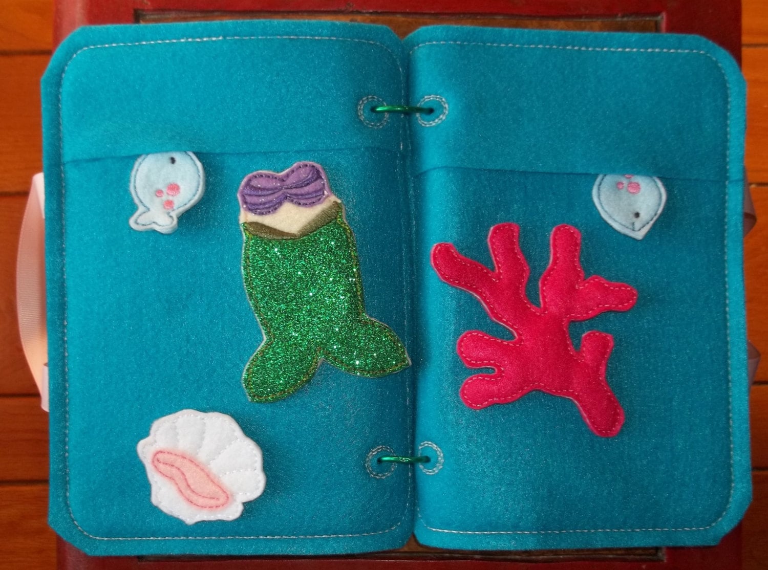 Busy Board Felt Board Busy Book Mermaid Princess Felt Doll Set | Etsy